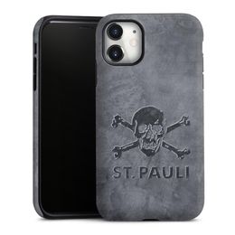 DeinDesign iPhone 11 Handy Panzer Handyh&uuml;lle robuste Outdoor H&uuml;lle Schutzh&uuml;lle matt Concrete Logo Fc St. Pauli Tough Case