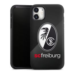 DeinDesign iPhone 11 Handy Panzer Handyh&uuml;lle robuste Outdoor H&uuml;lle Schutzh&uuml;lle matt Lettering Sc Freiburg Logo Tough Case