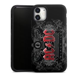 DeinDesign iPhone 11 Handy Panzer Handyh&uuml;lle robuste Outdoor H&uuml;lle Schutzh&uuml;lle matt Black Ice Merchandise Acdc Tough Case