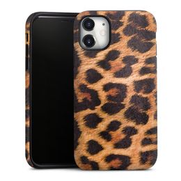 DeinDesign iPhone 11 Handy Panzer Handyh&uuml;lle robuste Outdoor H&uuml;lle Schutzh&uuml;lle matt Animal Print Leopard Fur Tough Case