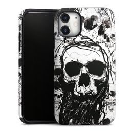 DeinDesign iPhone 11 Handy Panzer Handyh&uuml;lle robuste Outdoor H&uuml;lle Schutzh&uuml;lle matt Halloween Totenkopf Skulls Tough Case