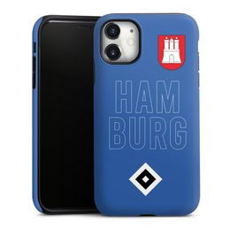 DeinDesign iPhone 11 Handy Panzer Handyh&uuml;lle robuste Outdoor H&uuml;lle Schutzh&uuml;lle matt Hamburger Sv Hamburg Official Licensed Product Tough Case