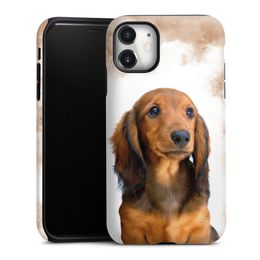 DeinDesign iPhone 11 Handy Panzer Handyh&uuml;lle robuste Outdoor H&uuml;lle Schutzh&uuml;lle matt Dog Dachshund Pet Tough Case