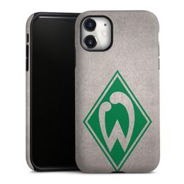 DeinDesign iPhone 11 Handy Panzer Handyh&uuml;lle robuste Outdoor H&uuml;lle Schutzh&uuml;lle matt Official Licensed Product Sv Werder Bremen Concrete Tough Case