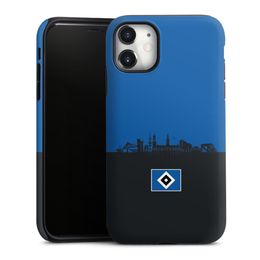 DeinDesign iPhone 11 Handy Panzer Handyh&uuml;lle robuste Outdoor H&uuml;lle Schutzh&uuml;lle matt Hsv Skyline Hamburg Tough Case