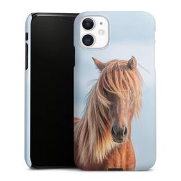DeinDesign iPhone 11 Handy Premium Case Smartphone Handyh&uuml;lle Schutzh&uuml;lle matt Animals Animal Look Horse Premium Case