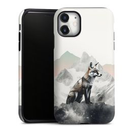 DeinDesign iPhone 11 Handy Panzer Handyh&uuml;lle robuste Outdoor H&uuml;lle Schutzh&uuml;lle matt Nature Mountain Fox Tough Case