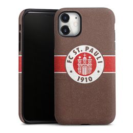 DeinDesign iPhone 11 Handy Panzer Handyh&uuml;lle robuste Outdoor H&uuml;lle Schutzh&uuml;lle matt Fc St. Pauli Official Licensed Product Logo Tough Case