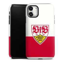 DeinDesign iPhone 11 Handy Panzer Handyh&uuml;lle robuste Outdoor H&uuml;lle Schutzh&uuml;lle matt Vfb Stuttgart Official Licensed Product Logo Tough Case