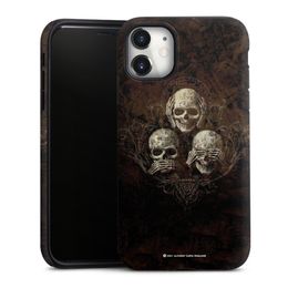 DeinDesign iPhone 11 Handy Panzer Handyh&uuml;lle robuste Outdoor H&uuml;lle Schutzh&uuml;lle matt Gothic Art Skulls Tough Case
