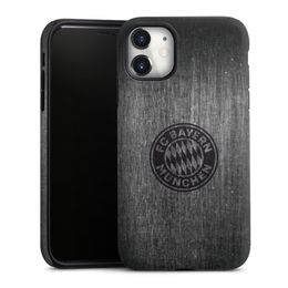 DeinDesign iPhone 11 Handy Panzer Handyh&uuml;lle robuste Outdoor H&uuml;lle Schutzh&uuml;lle matt Fc Bayern M&uuml;nchen Metallic Look Fcb Tough Case