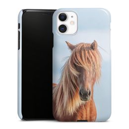 DeinDesign iPhone 11 Handy Premium Case Smartphone Handyh&uuml;lle Schutzh&uuml;lle gl&auml;nzend Horse Animals Animal Look Premium Case