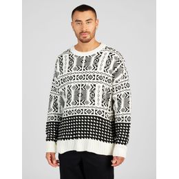 ABOUT YOU Pullover 'S&ouml;ren' Herren Gr&ouml;&szlig;e XXL ecru / schwarz