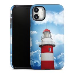 DeinDesign iPhone 11 Handy Panzer Handyh&uuml;lle robuste Outdoor H&uuml;lle Schutzh&uuml;lle matt Cloud Lighthouse Sky Tough Case