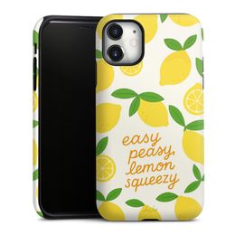 DeinDesign iPhone 11 Handy Panzer Handyh&uuml;lle robuste Outdoor H&uuml;lle Schutzh&uuml;lle matt Spruch Statement Lemon Tough Case
