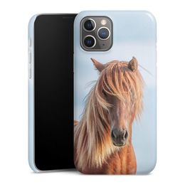 DeinDesign iPhone 12 Pro Handy Premium Case Smartphone Handyh&uuml;lle Schutzh&uuml;lle gl&auml;nzend Animals Animal Look Horse Premium Case