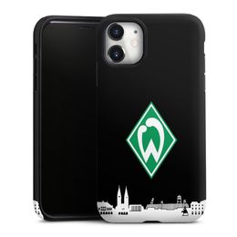 DeinDesign iPhone 11 Handy Panzer Handyh&uuml;lle robuste Outdoor H&uuml;lle Schutzh&uuml;lle matt Skyline Sv Werder Bremen Official Licensed Product Tough Case
