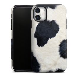 DeinDesign iPhone 11 Handy Panzer Handyh&uuml;lle robuste Outdoor H&uuml;lle Schutzh&uuml;lle matt Animal Print Animal Look Cow Skin Tough Case