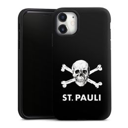 DeinDesign iPhone 11 Handy Panzer Handyh&uuml;lle robuste Outdoor H&uuml;lle Schutzh&uuml;lle matt Official Licensed Product Fc St. Pauli Totenkopf Tough Case