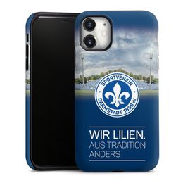DeinDesign iPhone 11 Handy Panzer Handyh&uuml;lle robuste Outdoor H&uuml;lle Schutzh&uuml;lle matt Sv Darmstadt 98 Official Licensed Product Coat Of Arms Tough Case