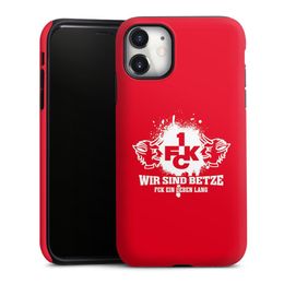 DeinDesign iPhone 11 Handy Panzer Handyh&uuml;lle robuste Outdoor H&uuml;lle Schutzh&uuml;lle matt Spruch 1. Fc Kaiserslautern Official Licensed Product Tough Case