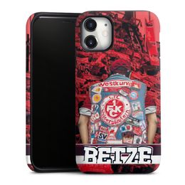 DeinDesign iPhone 11 Handy Panzer Handyh&uuml;lle robuste Outdoor H&uuml;lle Schutzh&uuml;lle matt 1. Fc Kaiserslautern 1. Fck Official Licensed Product Tough Case