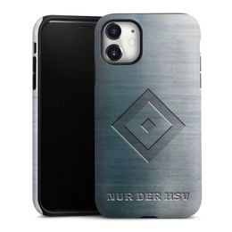 DeinDesign iPhone 11 Handy Panzer Handyh&uuml;lle robuste Outdoor H&uuml;lle Schutzh&uuml;lle matt Metallic Look Hsv Hamburger Sv Tough Case