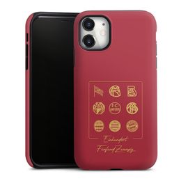 DeinDesign iPhone 11 Handy Panzer Handyh&uuml;lle robuste Outdoor H&uuml;lle Schutzh&uuml;lle matt Fc Bayern M&uuml;nchen Merchandise Fcb 125 Jahre Tough Case