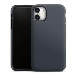 DeinDesign iPhone 11 Handy Panzer Handyh&uuml;lle robuste Outdoor H&uuml;lle Schutzh&uuml;lle matt Anthracite Grey Unicoloured Tough Case