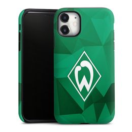 DeinDesign iPhone 11 Handy Panzer Handyh&uuml;lle robuste Outdoor H&uuml;lle Schutzh&uuml;lle matt Official Licensed Product Camouflage Sv Werder Bremen Tough Case