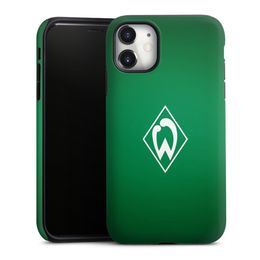 DeinDesign iPhone 11 Handy Panzer Handyh&uuml;lle robuste Outdoor H&uuml;lle Schutzh&uuml;lle matt Logo Merchandise Sv Werder Bremen Tough Case