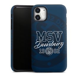 DeinDesign iPhone 11 Handy Panzer Handyh&uuml;lle robuste Outdoor H&uuml;lle Schutzh&uuml;lle matt Msv Duisburg Merchandise Soccer Tough Case