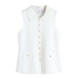 next Knitted Vest female White size M