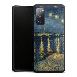 DeinDesign Galaxy S20 FE Handy Premium Silikon H&uuml;lle Handyh&uuml;lle schwarz Case Kunst Painting Silikon Premium Case
