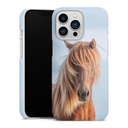 DeinDesign iPhone 13 Pro Handy Premium Case Smartphone Handyh&uuml;lle Schutzh&uuml;lle matt Animals Animal Look Horse Premium Case