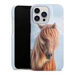 DeinDesign iPhone 13 Pro Handy Premium Case Smartphone Handyh&uuml;lle Schutzh&uuml;lle gl&auml;nzend Animals Animal Look Horse Premium Case