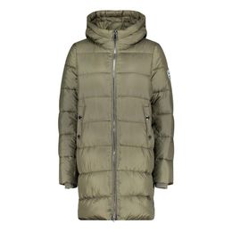 Cartoon Winter Jacket female Green size 42