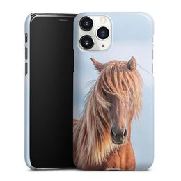 DeinDesign iPhone 11 Pro Handy Premium Case Smartphone Handyh&uuml;lle Schutzh&uuml;lle gl&auml;nzend Horse Animals Animal Look Premium Case