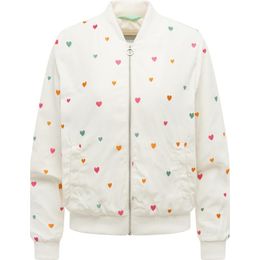 Ragwear Between-Season Jacket 'Lunara Hearts' female White size S