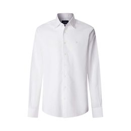 Hackett London Business Shirt 'End On End' male White size XXL