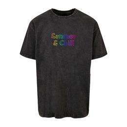 Merchcode Shirt 'Summer And Chill Rainbow' male Black size XXXL