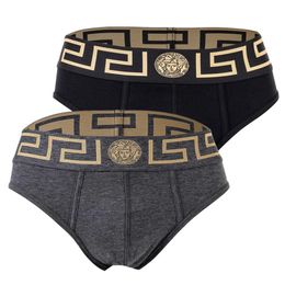 Versace Panty male Grey, Black size XL