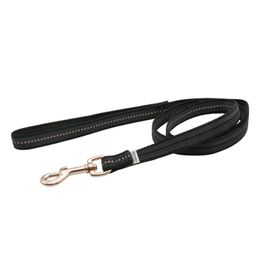 HS Sprenger SPRENGER Gummierte Hundeleine mit Handschlaufe schwarz