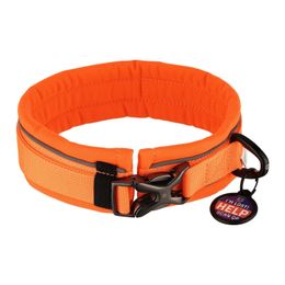 HS Sprenger SPRENGER Hundehalsband gepolstert, verstellbar orange 30 - 45 cm