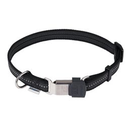 HS Sprenger SPRENGER Verstellbares Hundehalsband mit ClicLock-Verschluss schwarz 40 - 55 cm