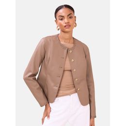 Lipsy Jacke Damen Gr&ouml;&szlig;e M beige