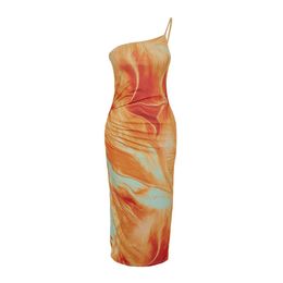 Trendyol Cocktail Dress female Orange size XS