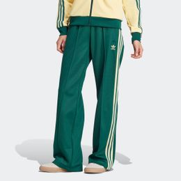 Sporthose adidas originals "BECKENBAUER", Damen, Gr. L, N-Gr, collegiate gr&uuml;n, normal, gr., Obermaterial: 52% Baumwolle, 48% Polyester, Hosen Sporthose