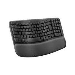 Logitech Wave Keys, Tastatur graphit, DE-Layout, Logi Bolt, Bluetooth, f&uuml;r Windows/macOS/ChromeOS/Android/Linux