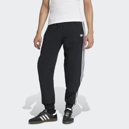 Sporthose adidas originals "FIREBIRD WOVEN", Herren, Gr. XL, N-Gr, schwarz, normal, gr., Obermaterial: 100% Polyamid, Hosen Sporthose